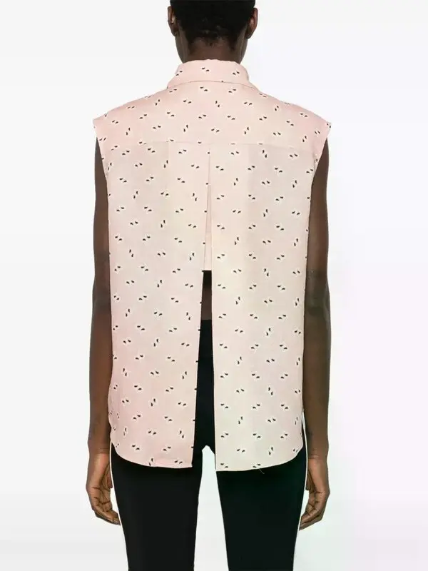 Palm Angels Paisley-print Sleeveless Shirt