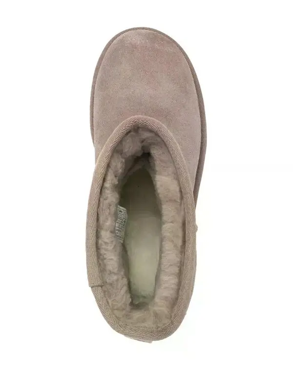 UGG Classic Ultra Mini 50mm Suede Platform Boots - Grey