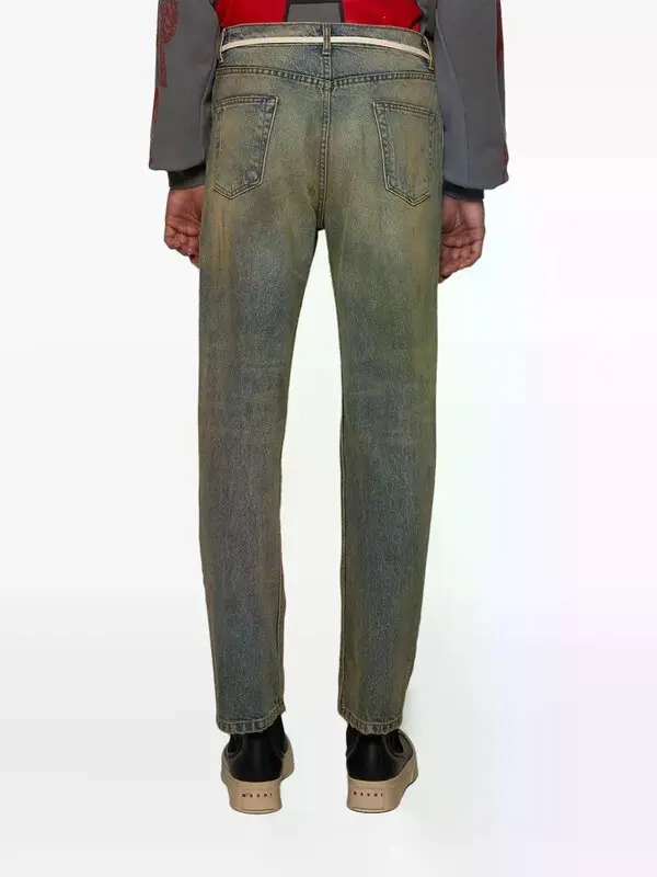RRR123 Distressed Slim-cut Denim Jeans
