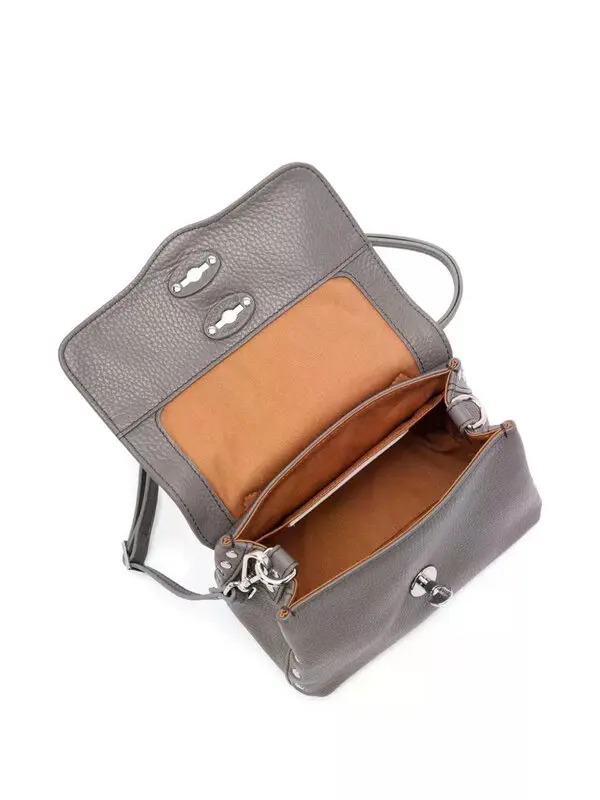 ZANELLATO Baby Postina Leather Tote - Grey
