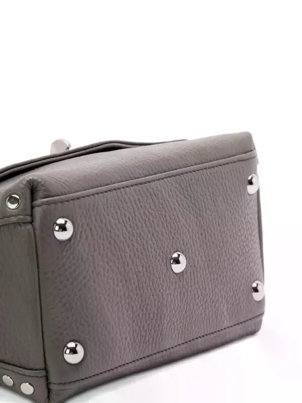 ZANELLATO Baby Postina Leather Tote - Grey