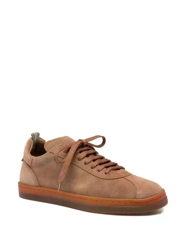 Officine Creative Karma Suede Lace-up Sneakers
