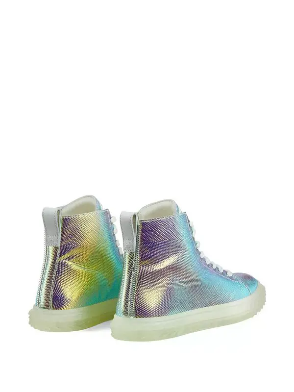 GIUSEPPE ZANOTTI Blabber High-top Sneakers - Silver