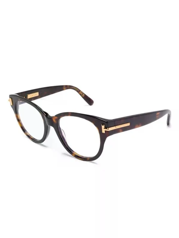 TOM FORD Round-frame Glasses - Brown