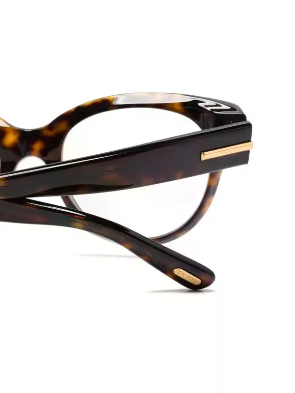TOM FORD Round-frame Glasses - Brown