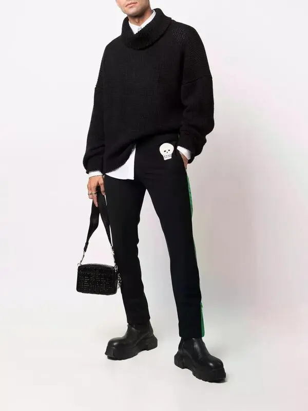 Alexander McQueen Skull-patch Slim-fit Track Pants