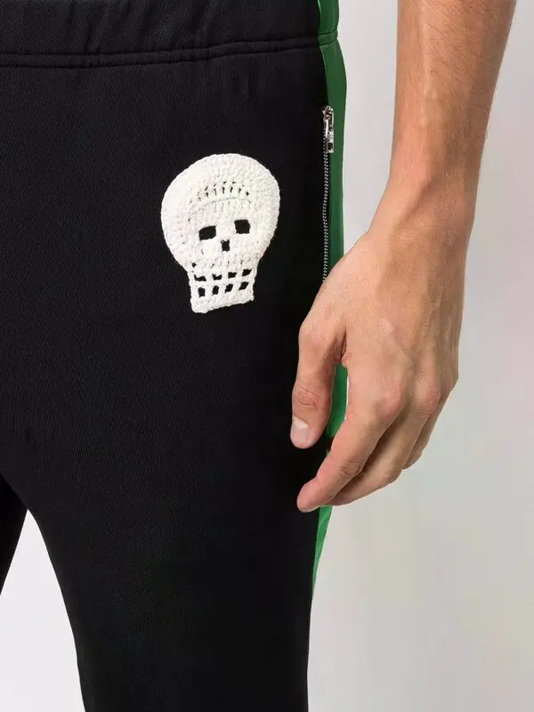 Alexander McQueen Skull-patch Slim-fit Track Pants