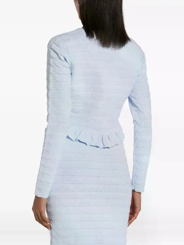 LoveShackFancy Rogan Cardigan - Blue