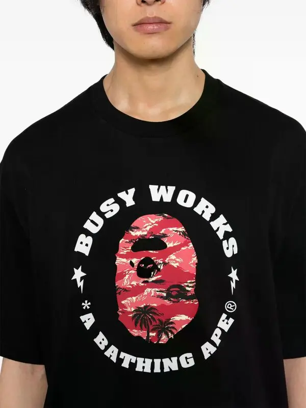 A BATHING APE Logo-printed T-shirt