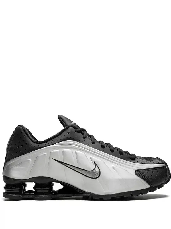 Nike Shox R4 "silver Metallic" Sneakers - Black