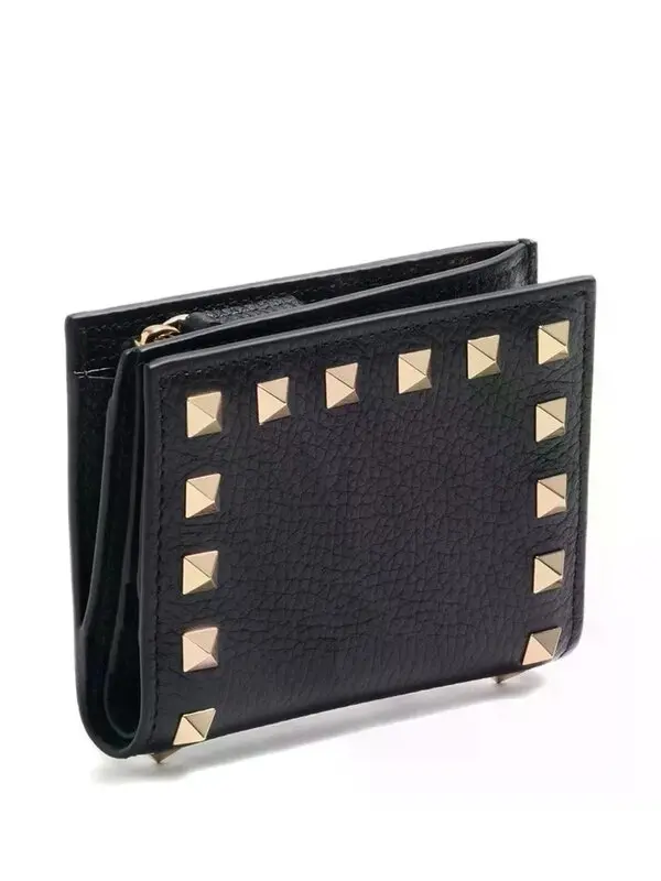 Valentino Garavani Rockstud Flap Wallet - Black