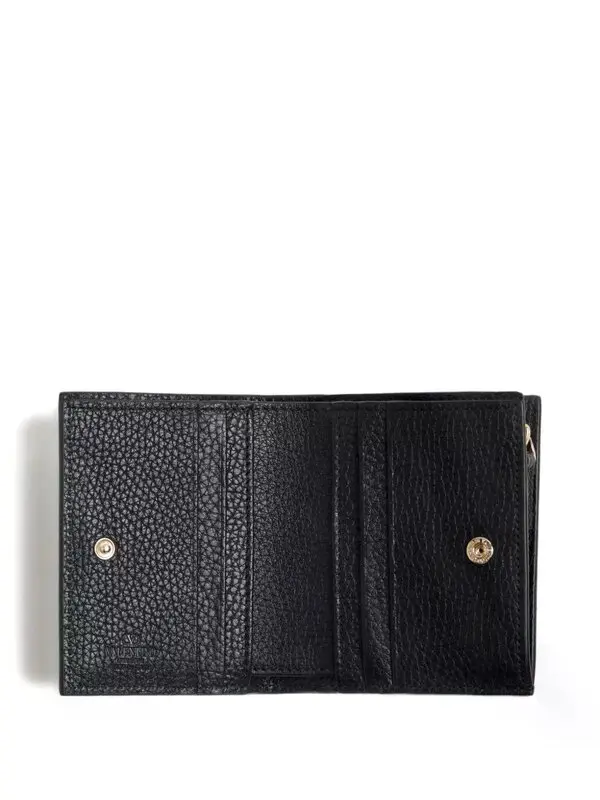 Valentino Garavani Rockstud Flap Wallet - Black