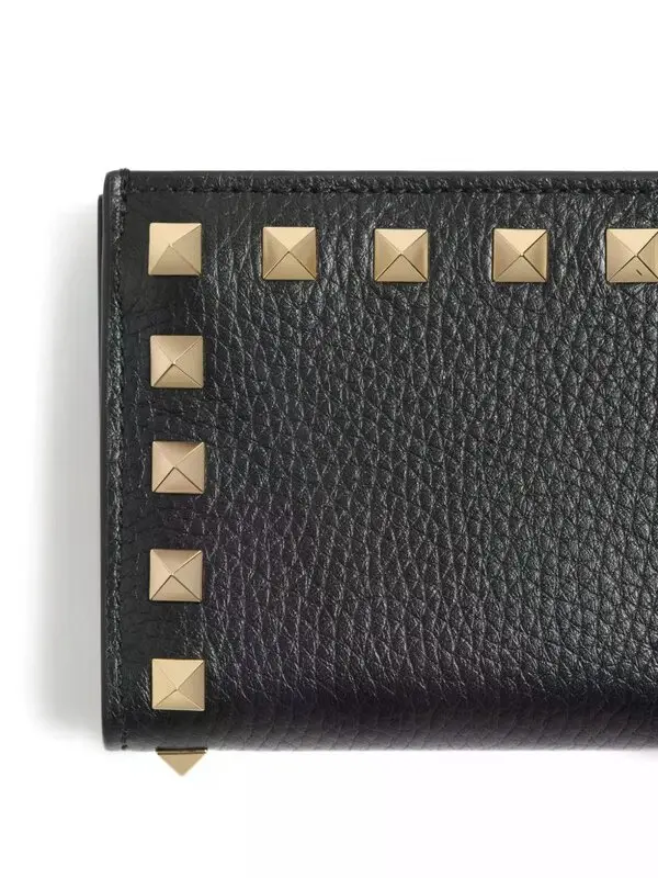 Valentino Garavani Rockstud Flap Wallet - Black