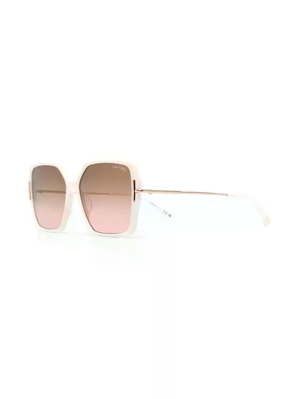 TOM FORD Square-shaped Sunglasses - Neutrals