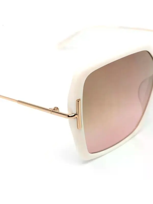TOM FORD Square-shaped Sunglasses - Neutrals