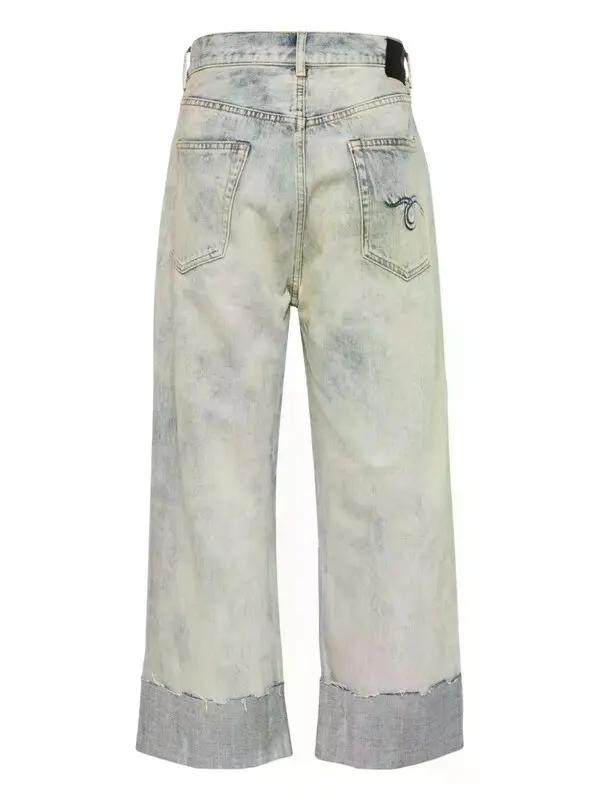 R13 Cuffed X-boyfriend Jeans