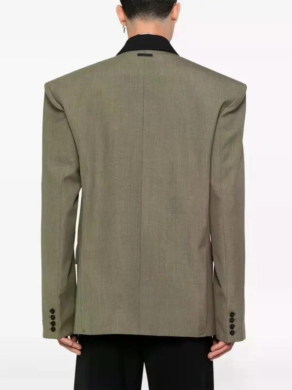 MUGLER Contrast-lapels Blazer