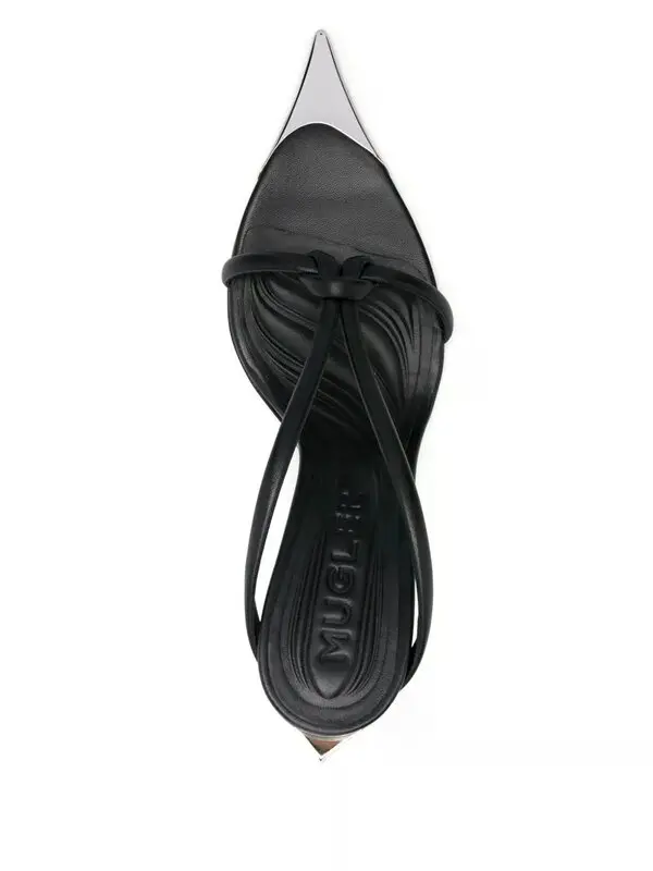 MUGLER 105mm Nappa Sandals