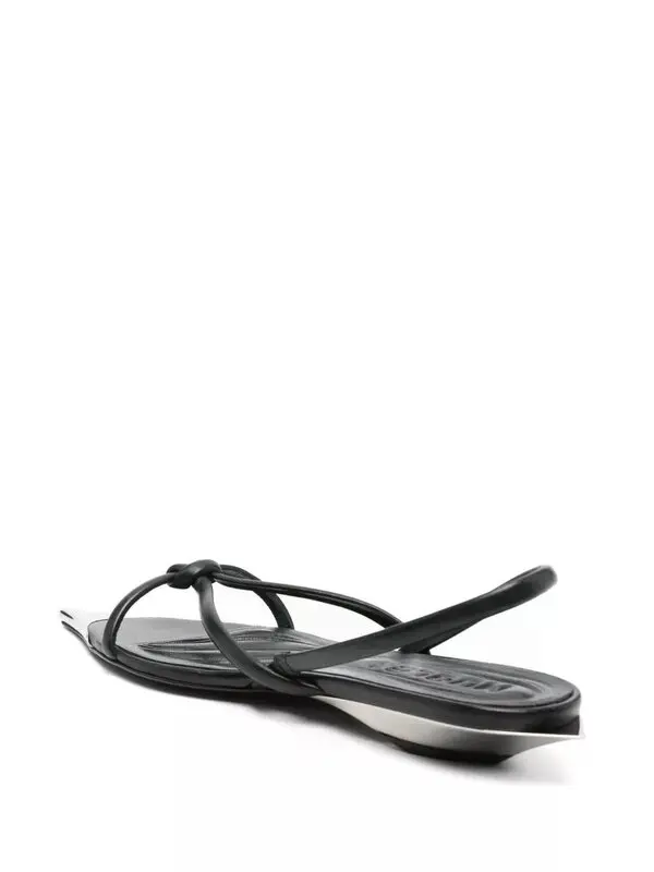 MUGLER Fang Slingback Flats