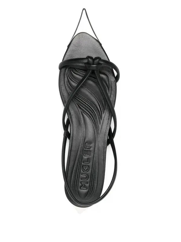 MUGLER Fang Slingback Flats