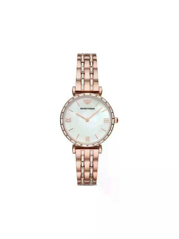 Emporio Armani Gianni T-bar Watch - Orange