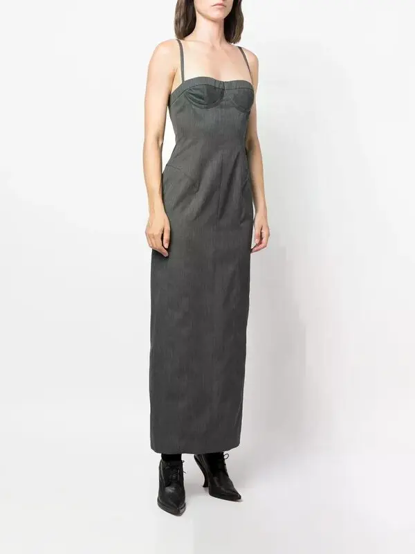 Thom Browne Corset-style Wool Pencil Dress
