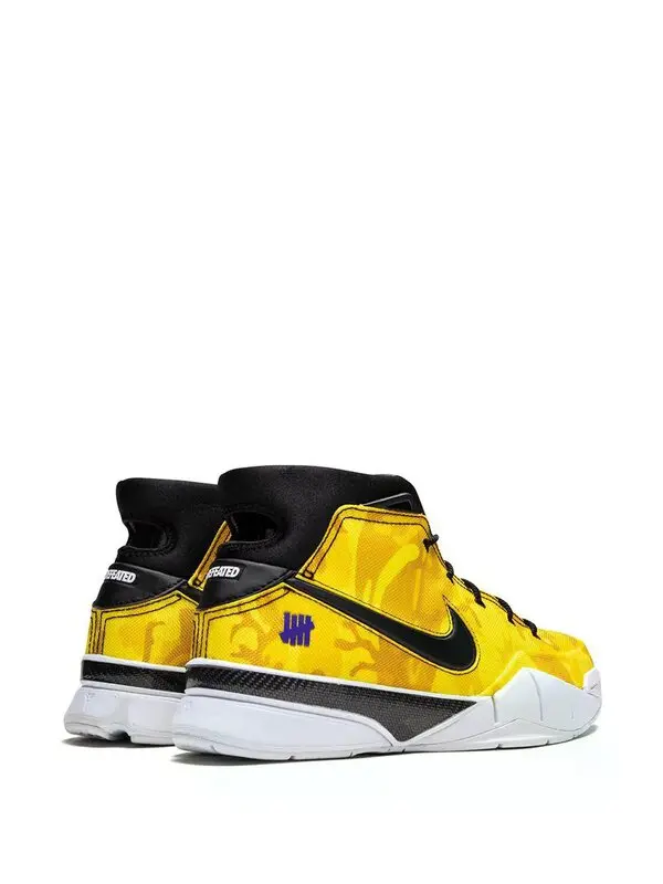 Nike X Undefeated Kobe 1 Protro Pe Camo Sneakers - Yellow