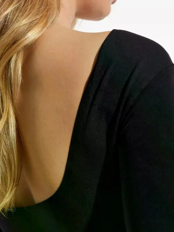 HEIST Long-sleeve Open-back Bodysuit