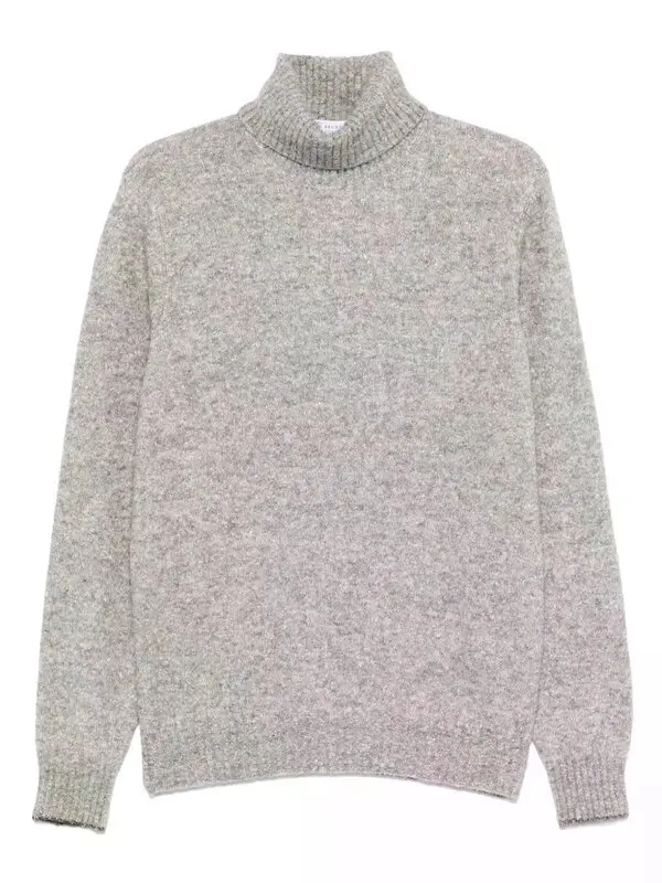 Brunello Cucinelli Cashmere High Neck Sweater - Grey