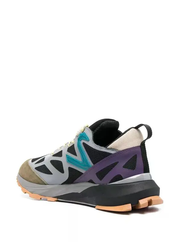 Philippe Model Logo-patch Low-top Sneakers - Grey