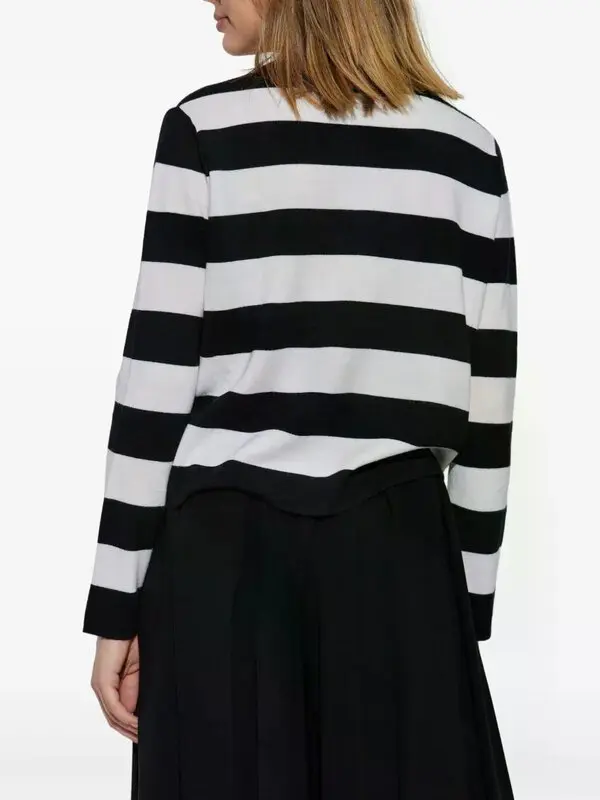 Max Mara Viterbo Striped Sweater - Black