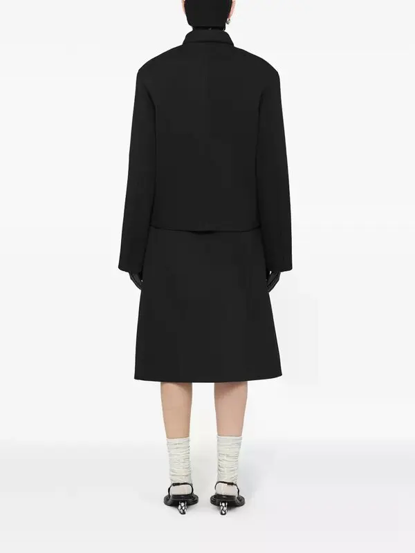 JIL SANDER Oversized Double-breasted Wool Blazer