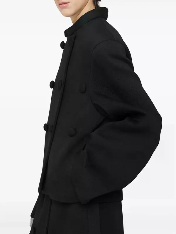 JIL SANDER Oversized Double-breasted Wool Blazer