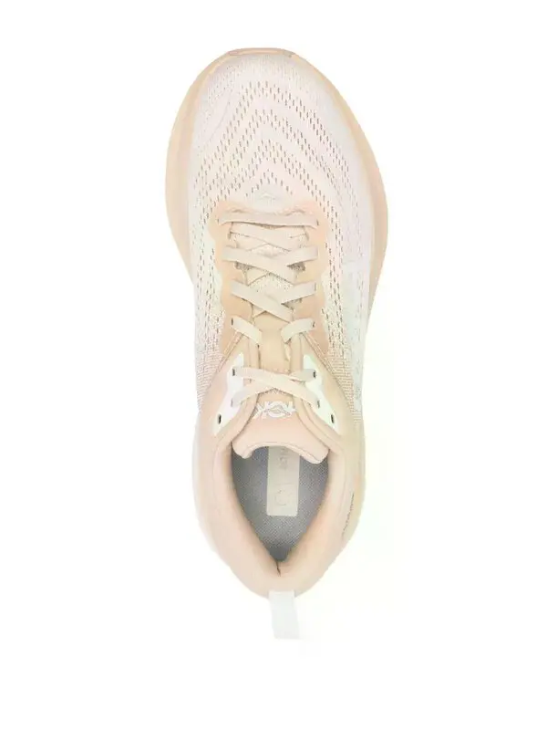 HOKA® Bondi 8 Lace-up Sneakers - Neutrals