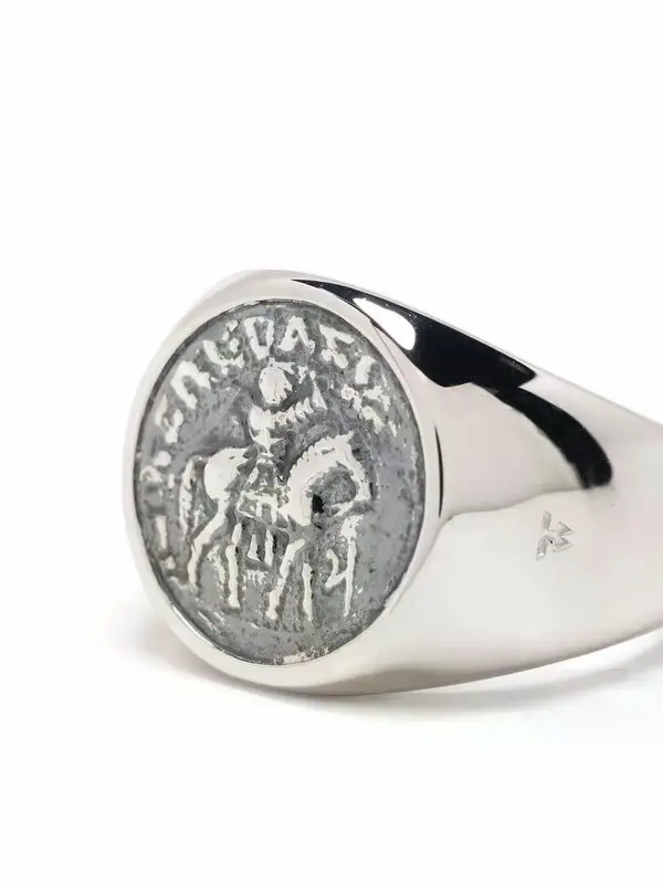 Tom Wood Alexander The Great Coin Signet Ring