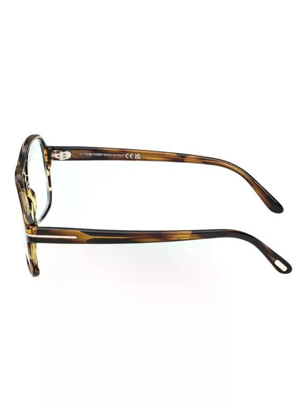 TOM FORD Navigator-frame Glasses - Brown