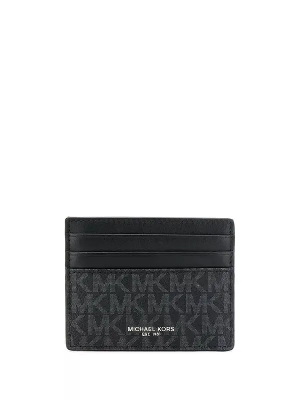 Michael Kors Logo Print Cardholder - Black