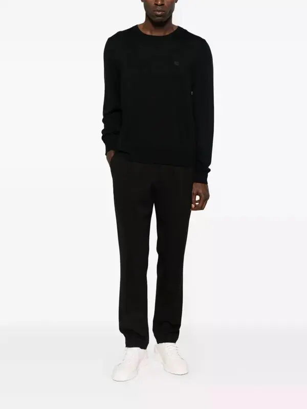 Etro Embroidered-logo Sweater - Black