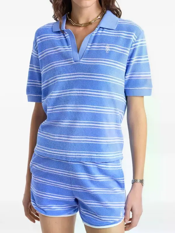 SPORTY & RICH Juniper Striped T-shirt