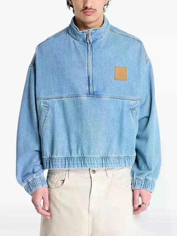 Calvin Klein Cotton-blend Denim Jacket - Blue