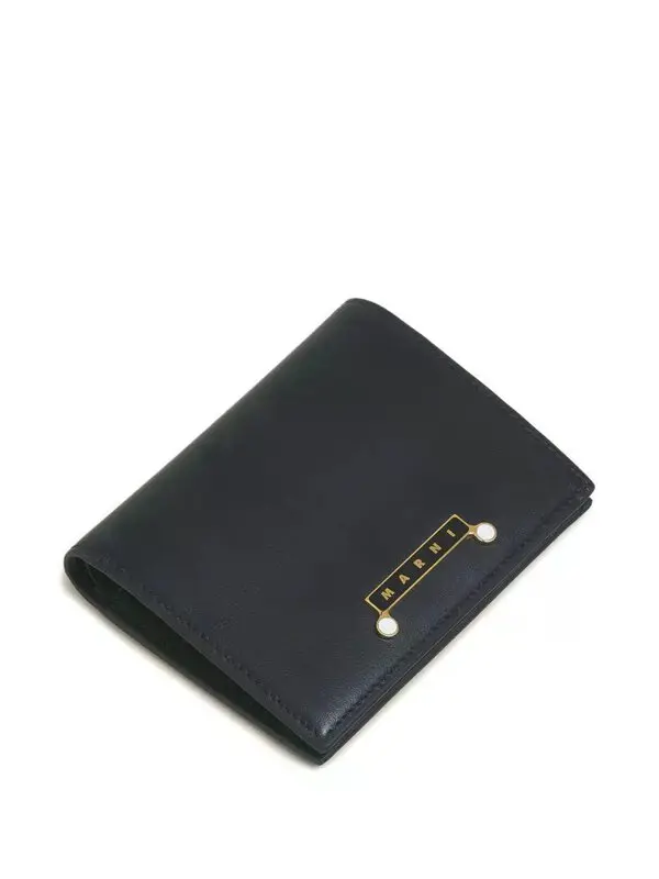 Marni Leather Bifold Wallet - Black