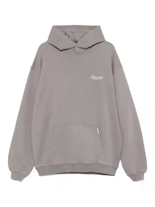 REPRESENT Cotton Hoodie - Grey