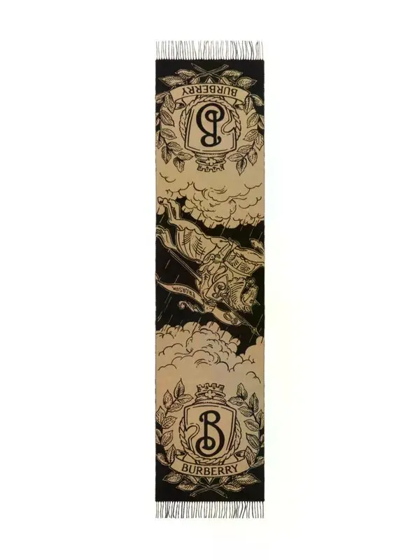 Burberry Reversible Stormy Knight Checked Scarf