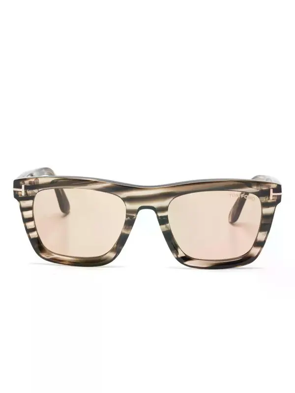 TOM FORD Square-frame Sunglasses - Neutrals