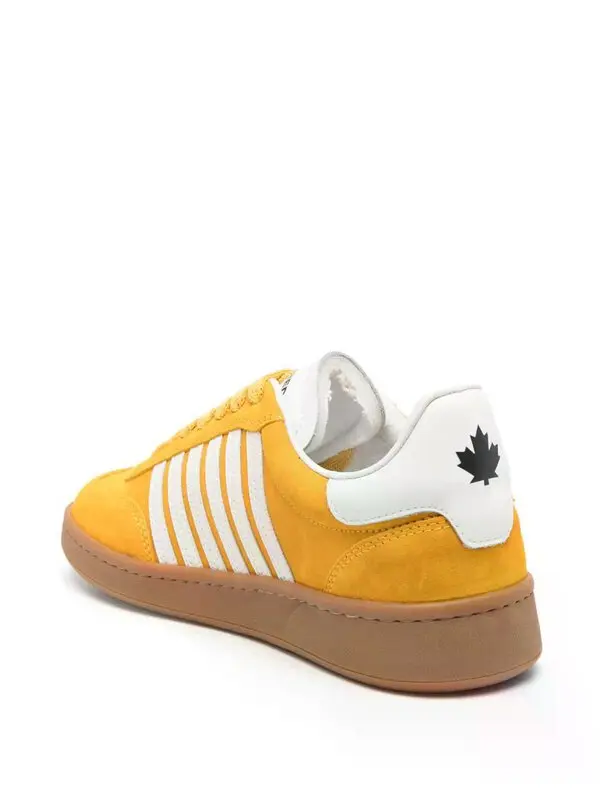 Dsquared2 Boxer Leather Sneakers - Yellow