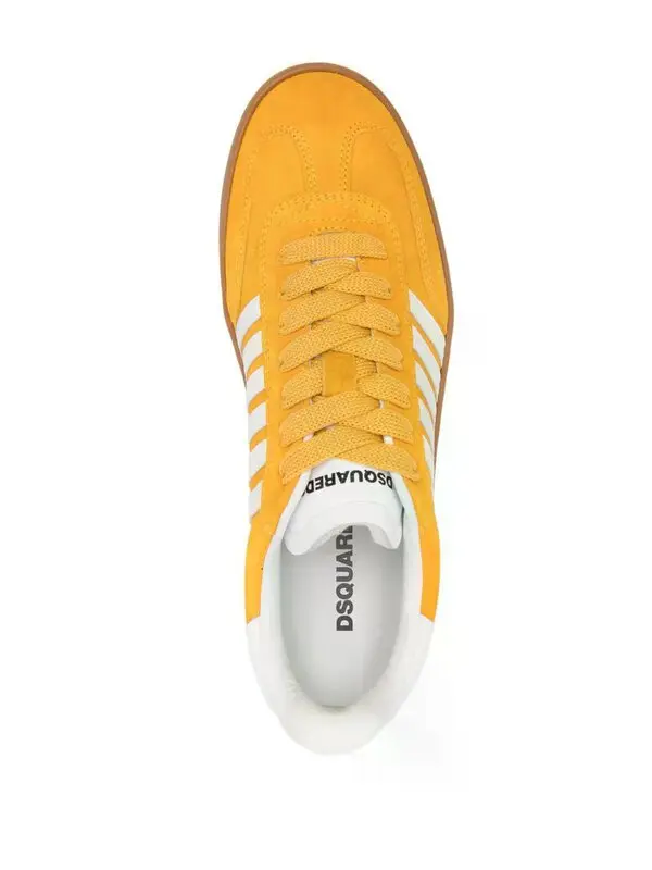Dsquared2 Boxer Leather Sneakers - Yellow