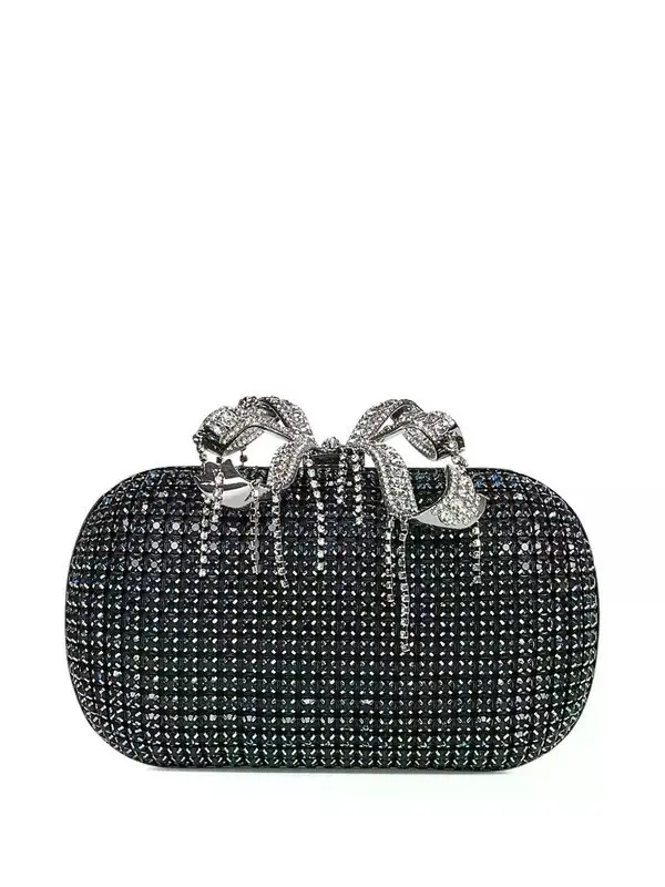 SELF-PORTRAIT Crystal-embellished Clutch