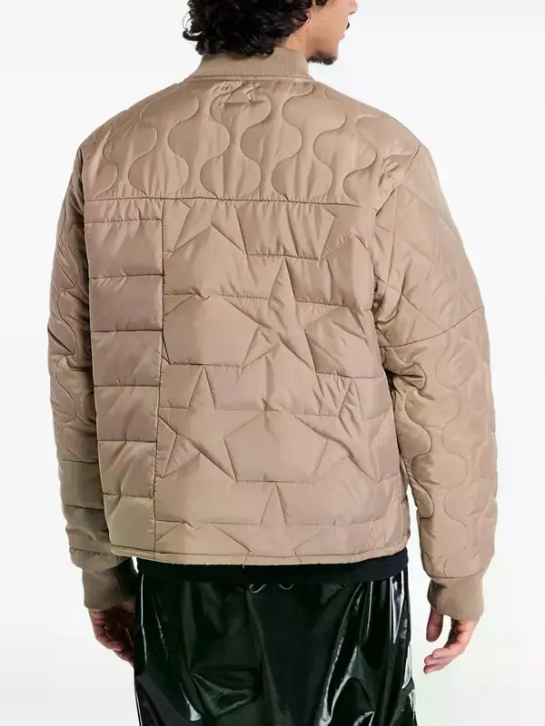 PLEASURES Stonehenge Quilted Bomber Jacket