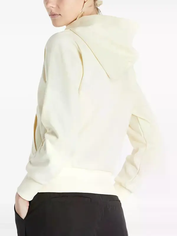 Play Comme Des Garcon Heart Appliqué Hoodie - Neutrals