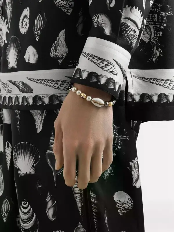 Dolce & Gabbana Seashell And Bead Bracelet